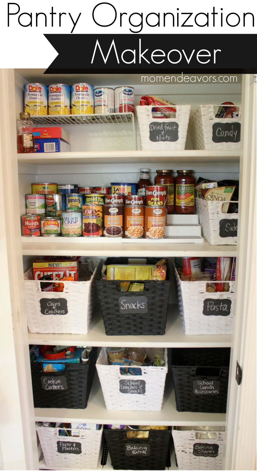 Pantry Organization Makeover Pantry Organization Makeover