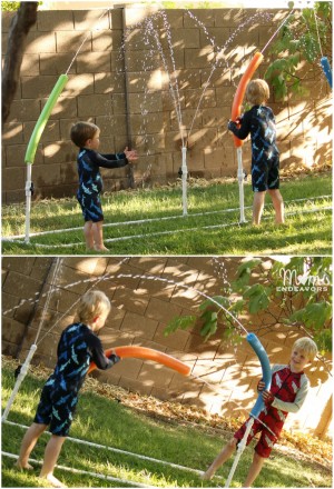 DIY Water Blasters {Kiddie Sprinkler} - Mom Endeavors