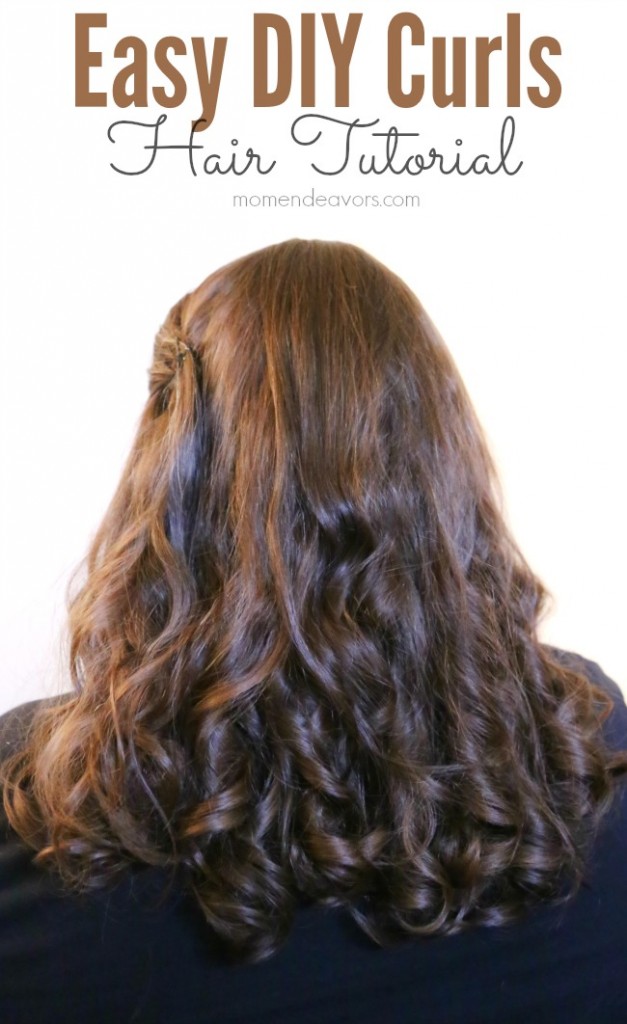 Hair Tutorial: Easy DIY Curls - Mom Endeavors