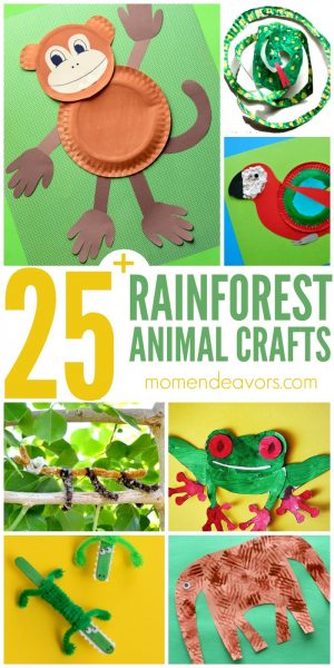 25+ Rainforest Animal Crafts for Kids - Mom Endeavors