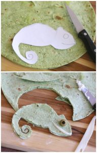 Cute Chameleon Bento Lunch - inspired by The Wild Life - Mom Endeavors