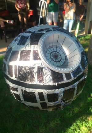 Easy DIY Star Wars Death Star Piñata - Mom Endeavors