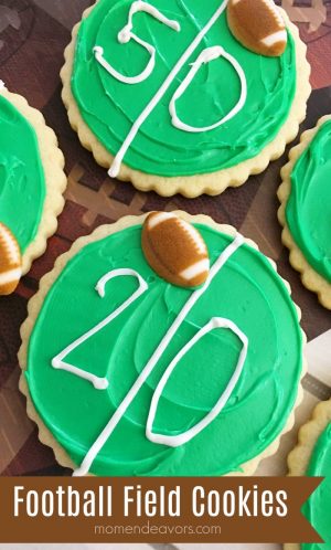 Easy Football Field Cookies - Mom Endeavors