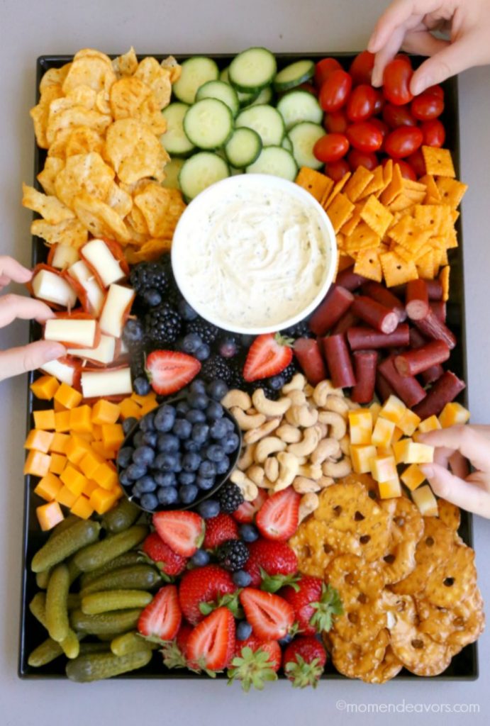 Easy Kid-Friendly Summer Cheese Board - Mom Endeavors