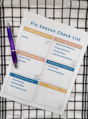 Flu Season Preparation Tips - Mom Endeavors